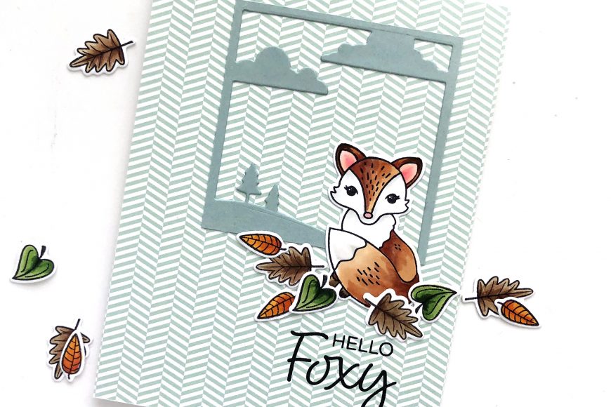 Technique Tuesday Hello Foxy Card – Velvetlemon
