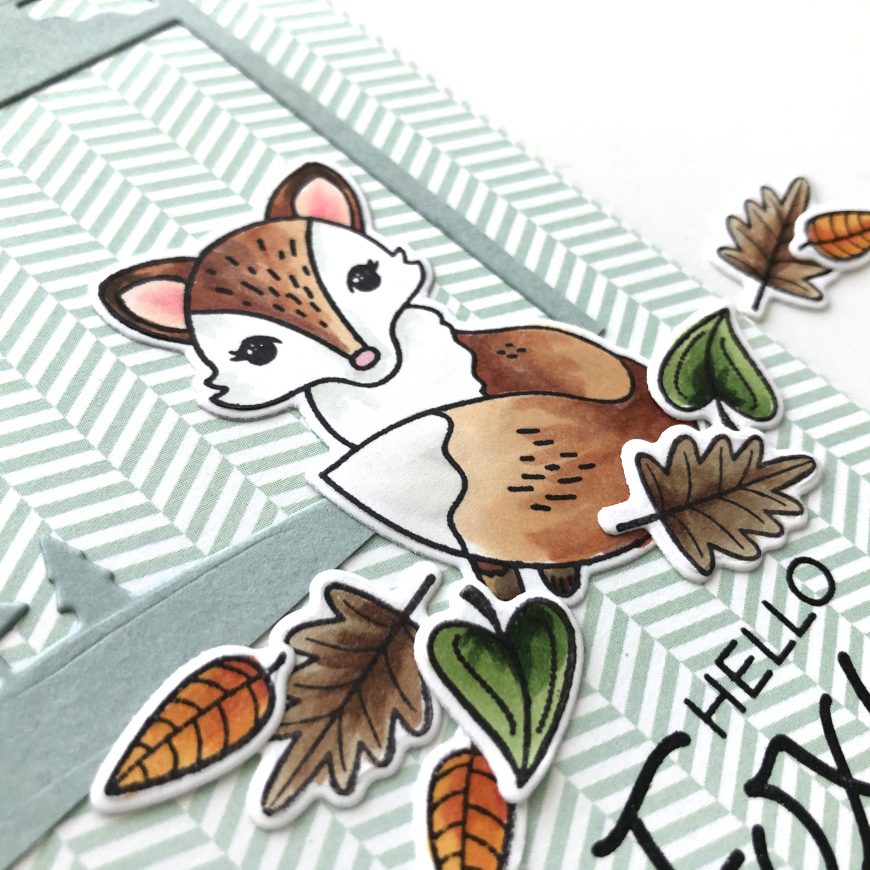 Technique Tuesday Hello Foxy Card – Velvetlemon