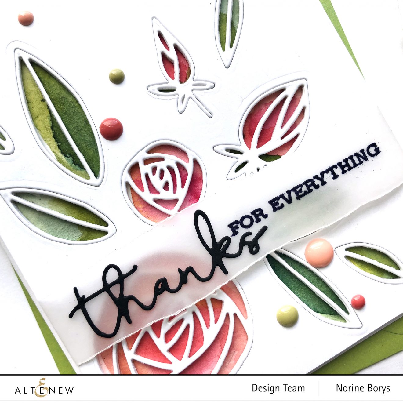 Altenew Rolled Roses Cards x 4 – Velvetlemon