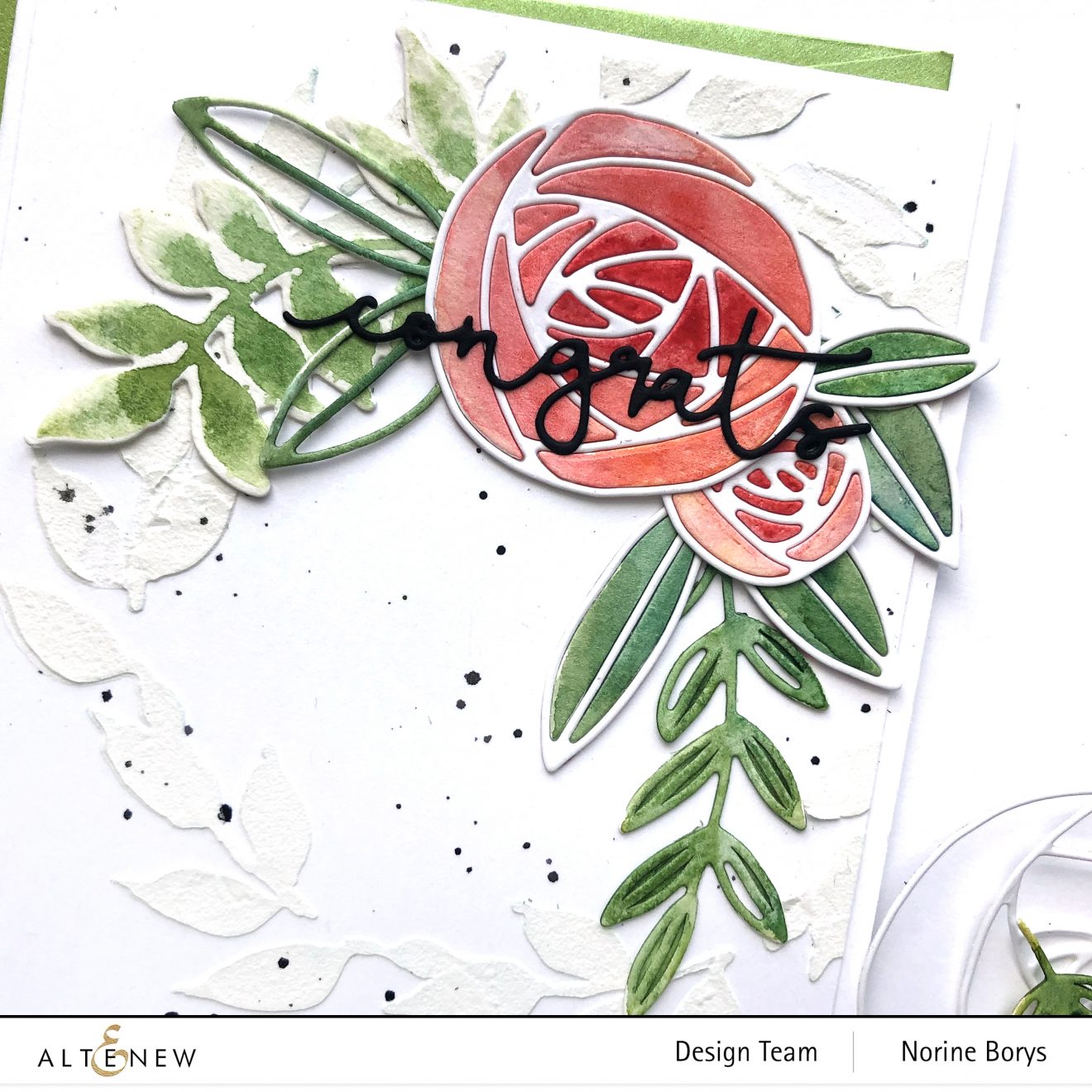Altenew Rolled Roses Cards x 4 – Velvetlemon