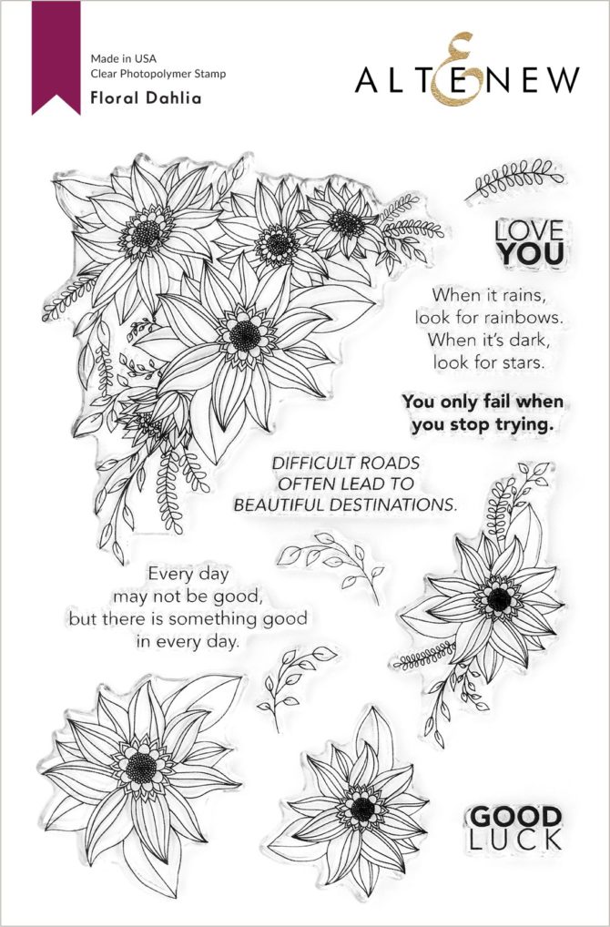 Altenew Floral Dahlia Cards – Velvetlemon