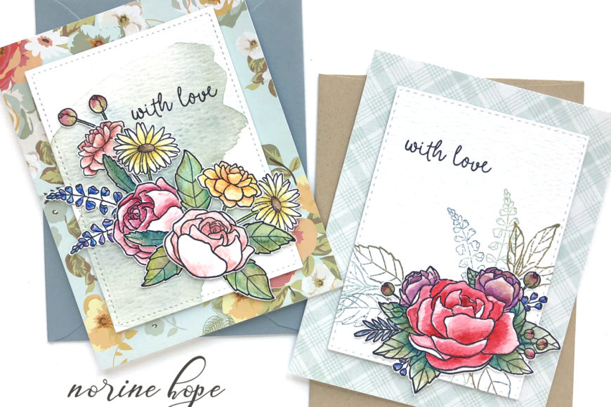 Jane’s Doodles Hope Floral Cards – Velvetlemon