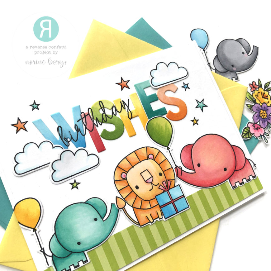 Reverse Confetti – Stock Your Stash – Birthday Theme – Velvetlemon