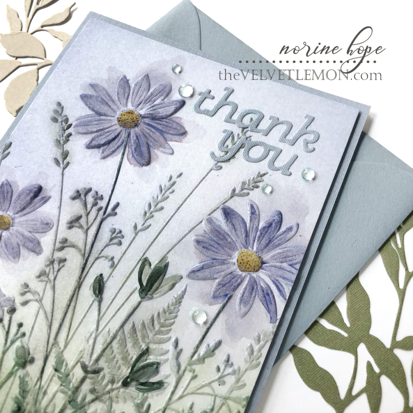 Simon Says Stamp Wildflower Field Card – Velvetlemon
