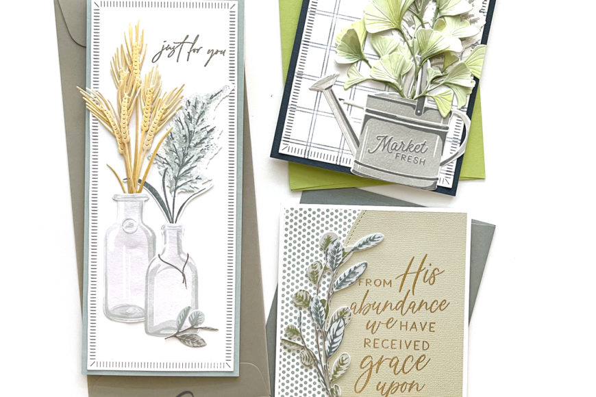 The Greetery – Leaf and Blade Cards – Day 1 – Velvetlemon