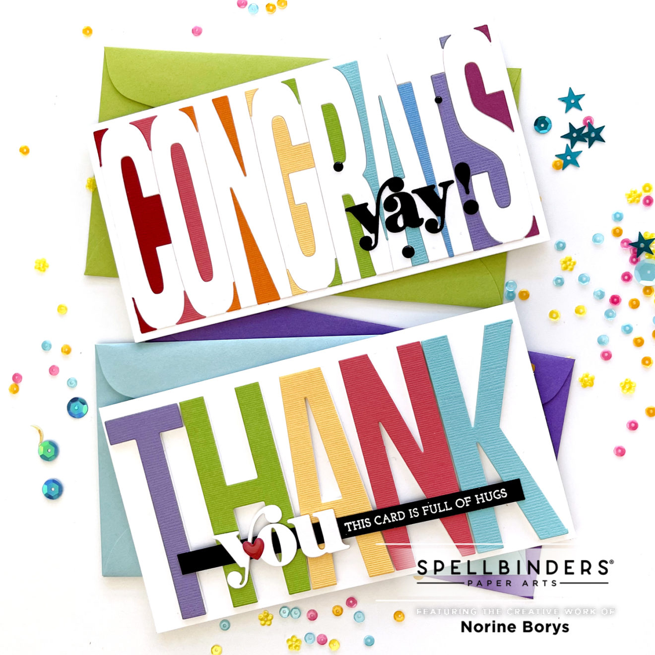 Spellbinder’s Be Bold Color Block Cards – Velvetlemon